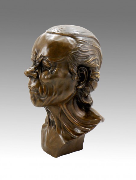 Franz Xaver Messerschmidt - Character Head - Bronze figure